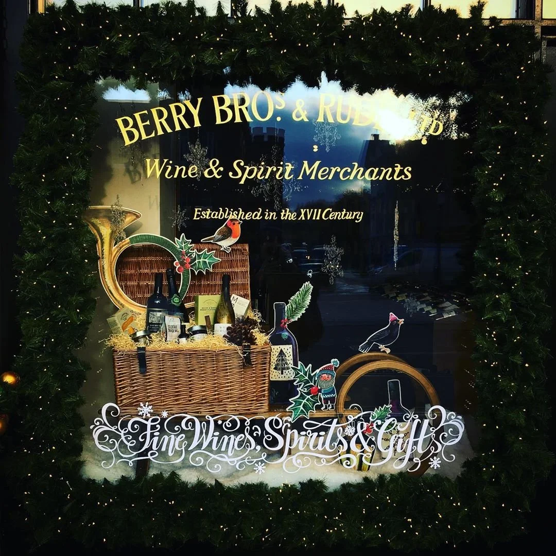 Berry Bros & Rudd Christmas Window display — Miriam Bos - illustration ...
