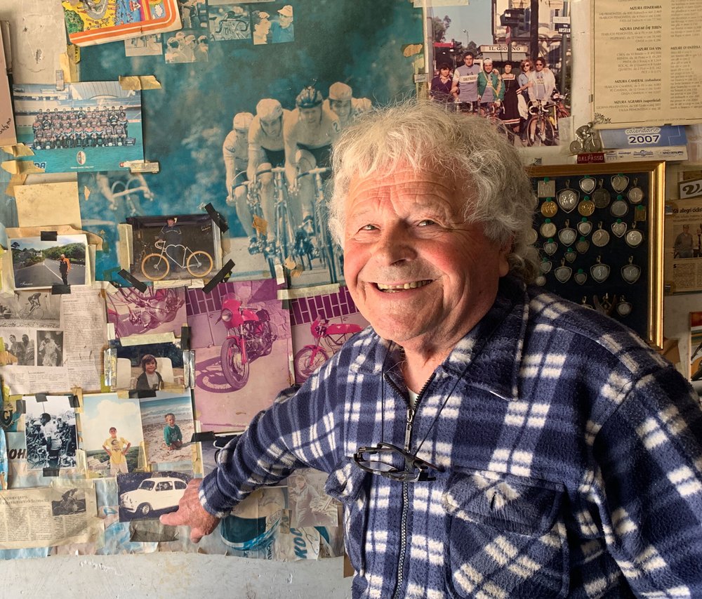 Ron Miriello shares his decades of travel to bicycle-makers. Ron ...