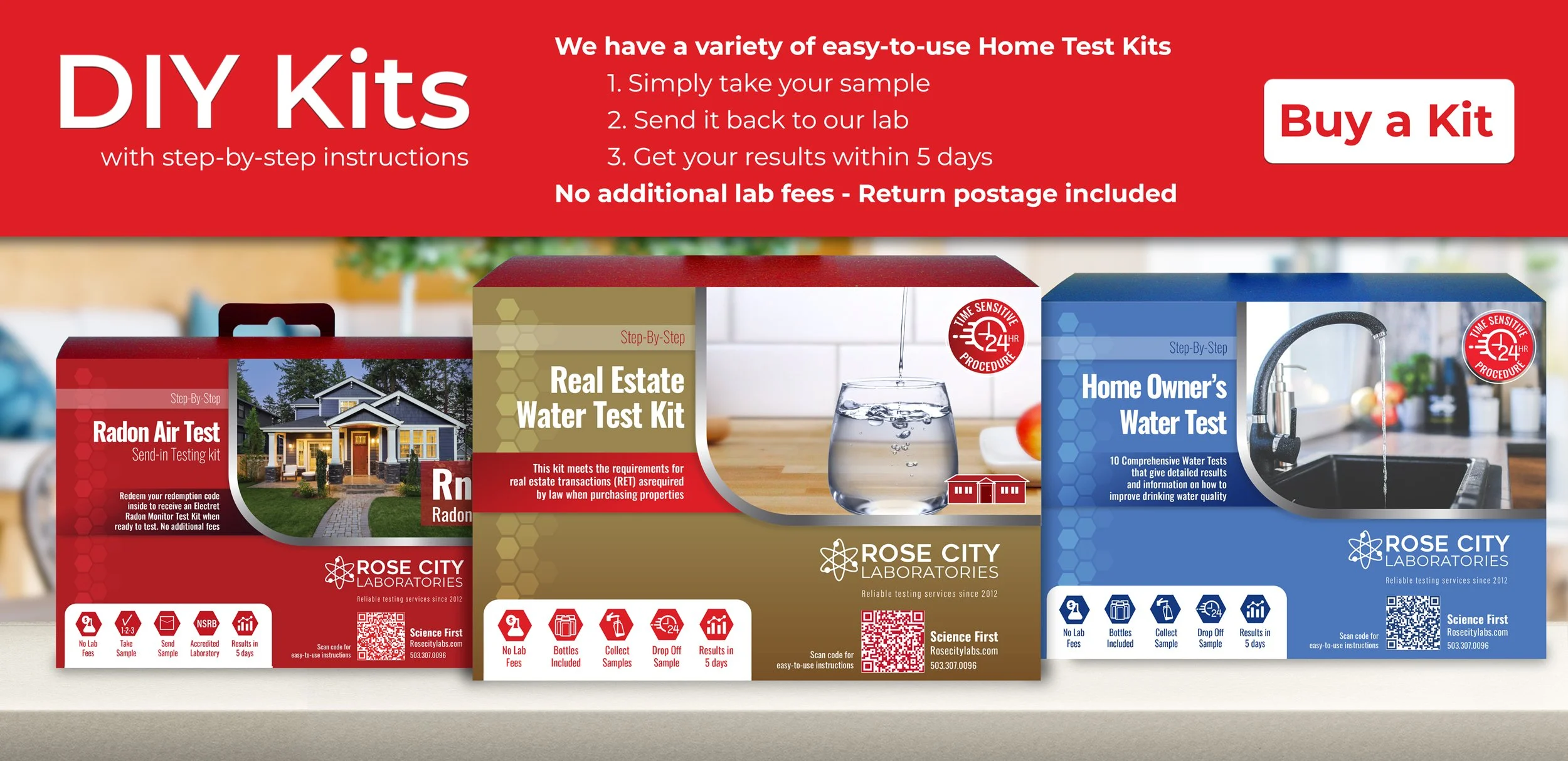 Shop Testing Kits for Radon, Asbestos, Mold, Cannabis, Water, Air, and ...