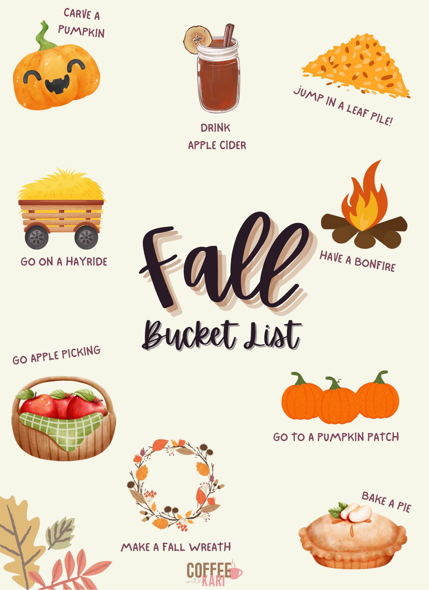 FALL BUCKET LIST 2022