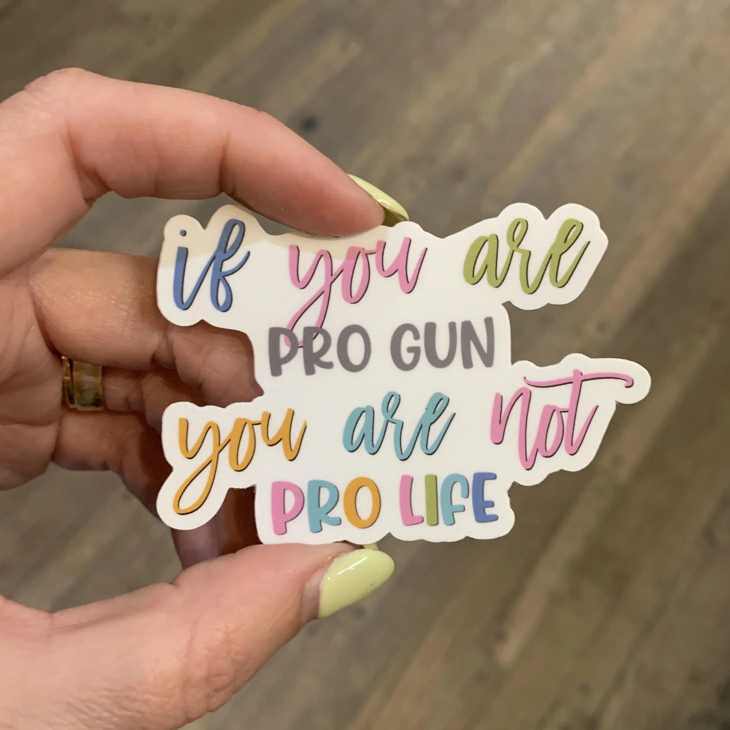 Pro Gun Pro Life Sticker — Kards Unlimited