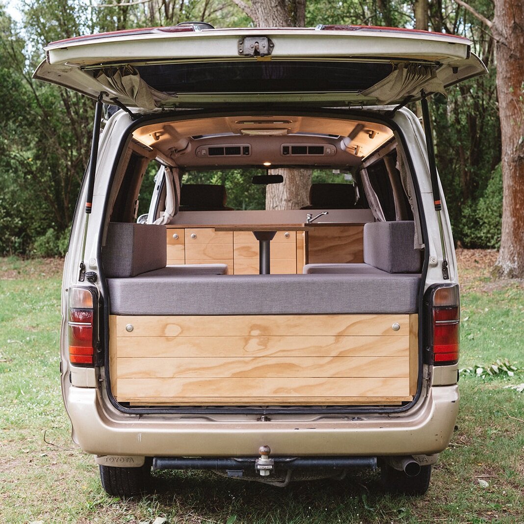CJ & Ashlyn's Toyota Hiace Supercustom Campervan Conversion ~ Matt and ...