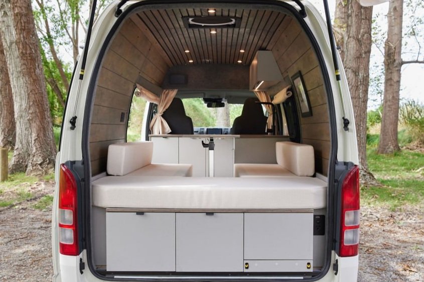 Featured Van: Toyota Hiace High Roof Campervan Conversion ~ Matt and ...