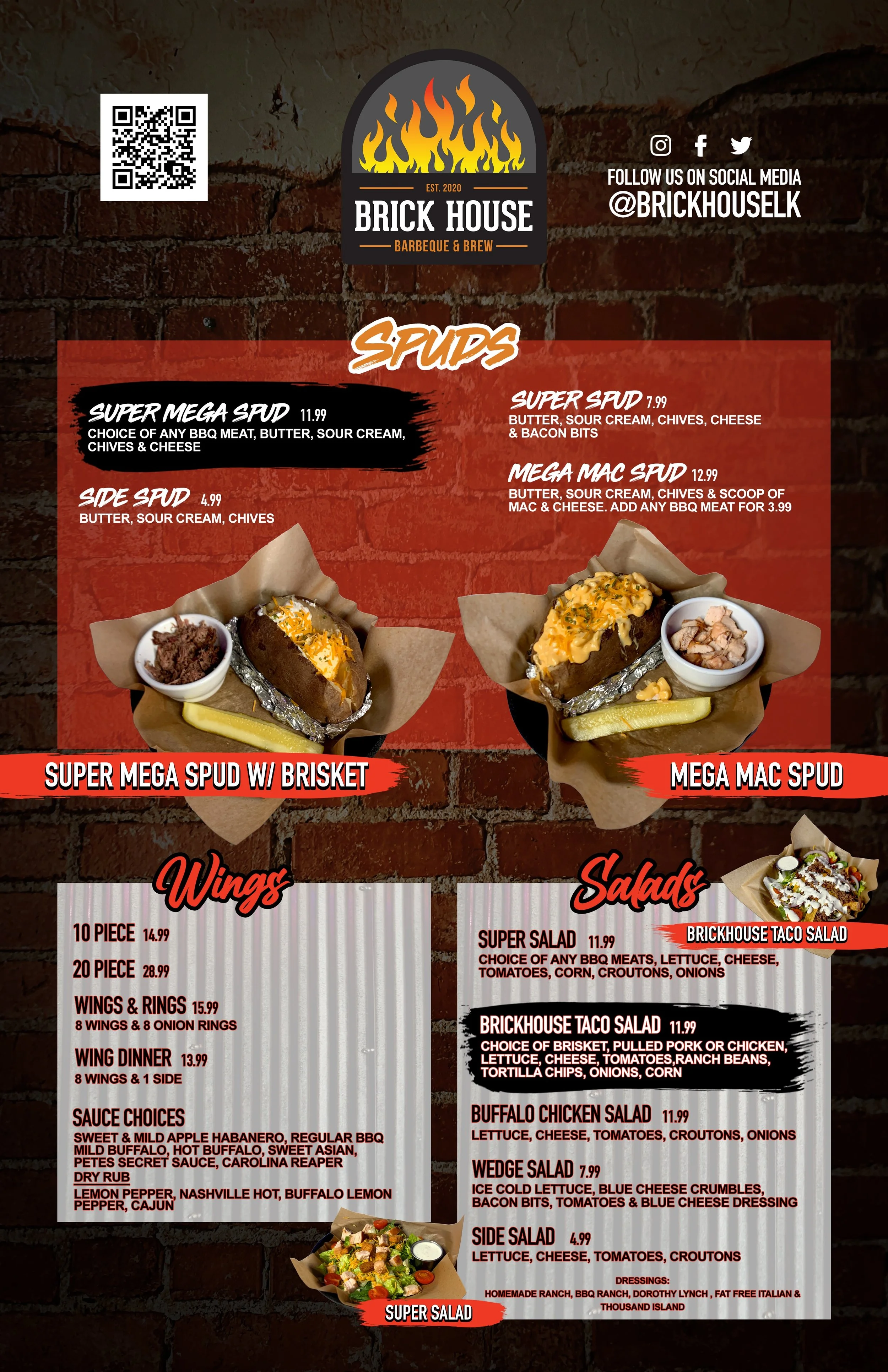 Menu — BrickHouse BBQ & Brew