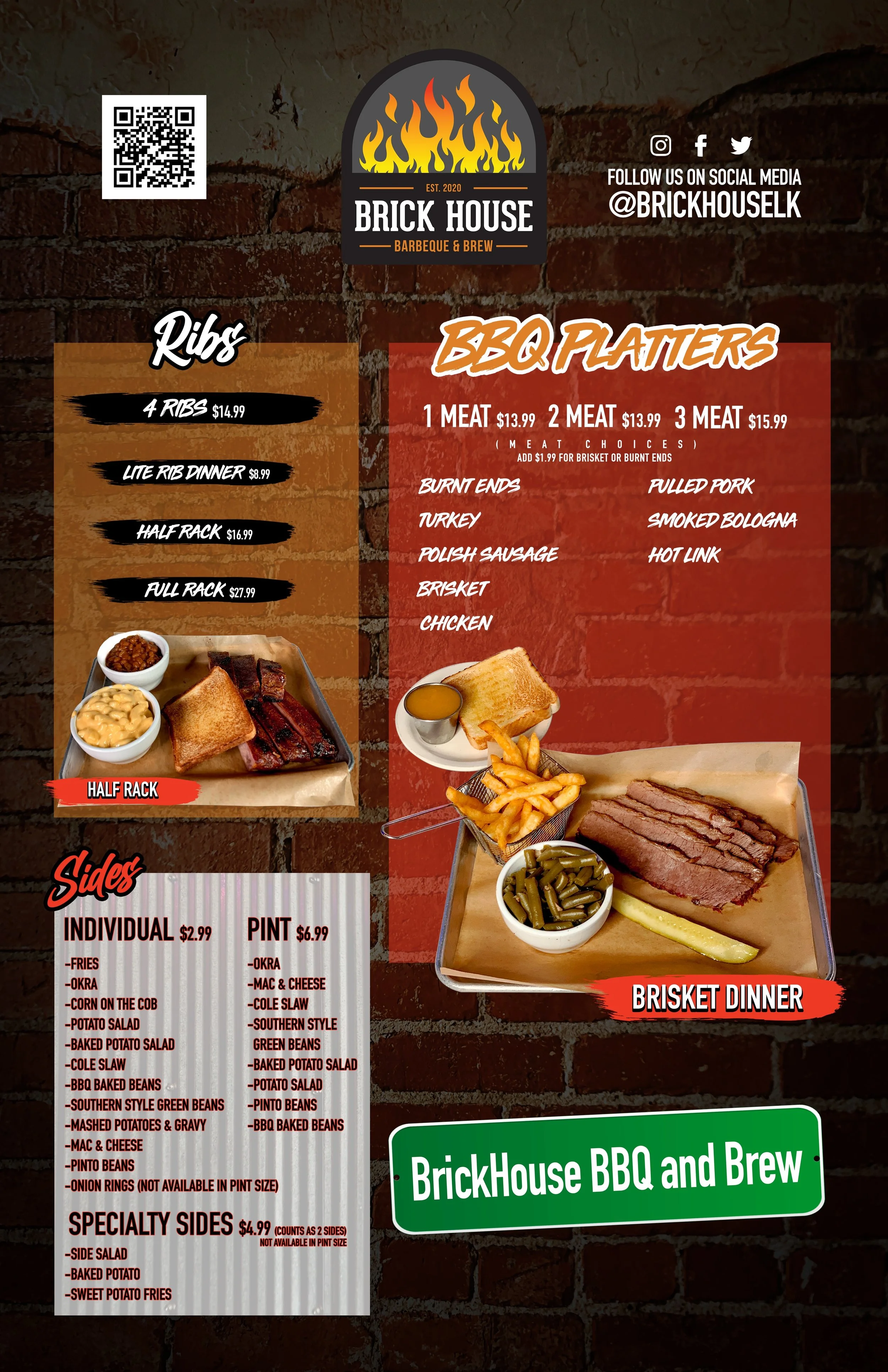 Menu — BrickHouse BBQ & Brew