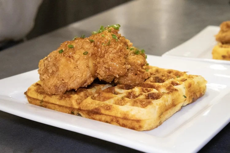 The BEST Chicken and Waffles Recipe — Cooking with Anadi
