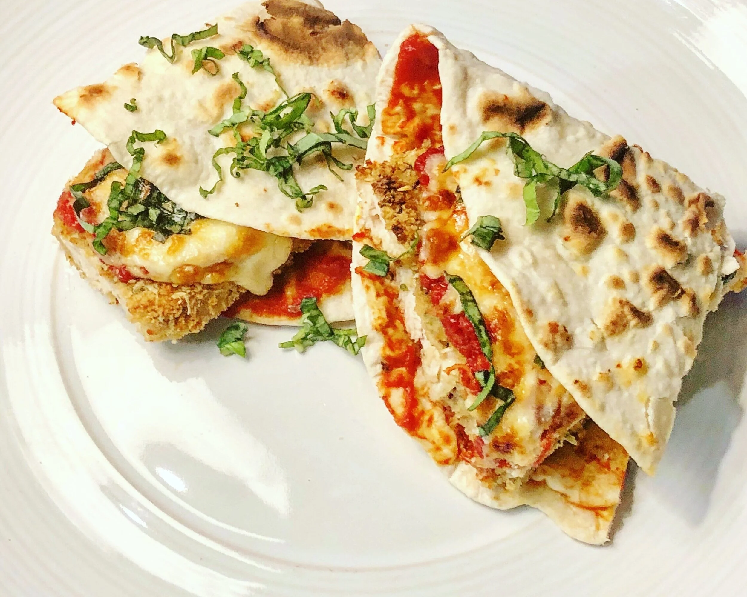 Crispy and Cheesy Chicken Parmesan Quesadillas | How to Make Fusion ...