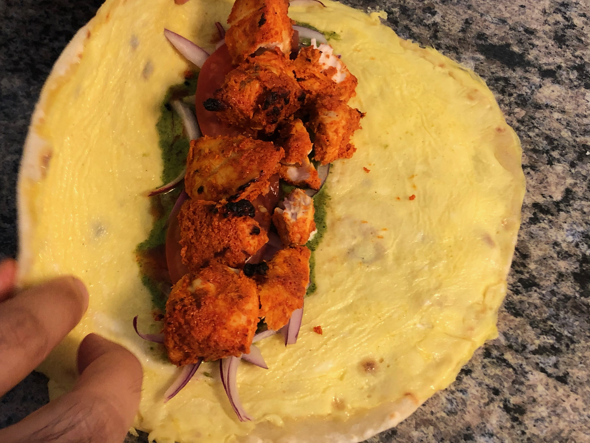 Chicken Kathi Roll | Chicken Tikka Paratha Roll Recipe | How to Make ...