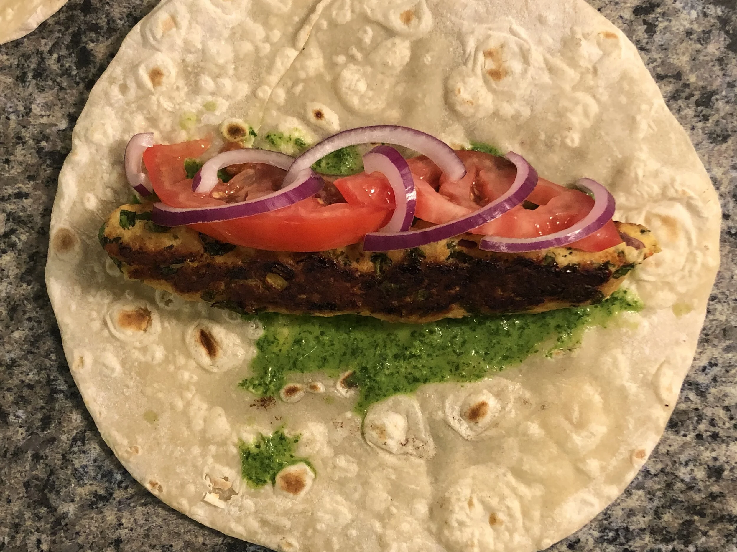 Juicy Chicken Seekh Kebab Roll Recipe | How to Make Indian Street ...