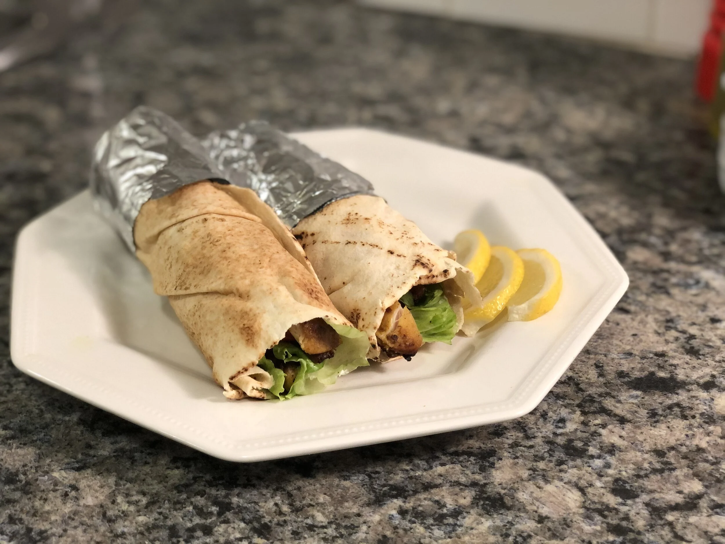 Homemade Juicy Chicken Shawarma Sandwich — Cooking with Anadi