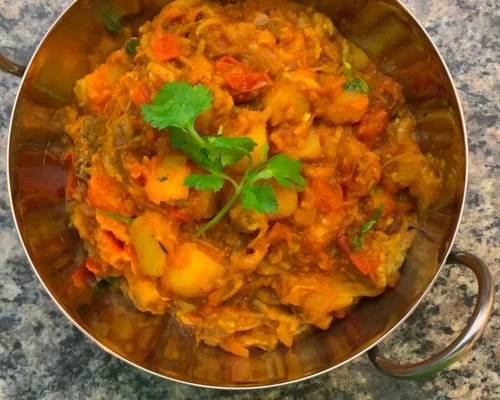 Easy Punjabi Aloo Baingan Sabji Recipe — Cooking with Anadi