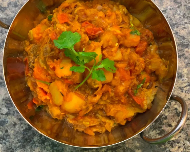 Easy Punjabi Aloo Baingan Sabji Recipe — Cooking with Anadi