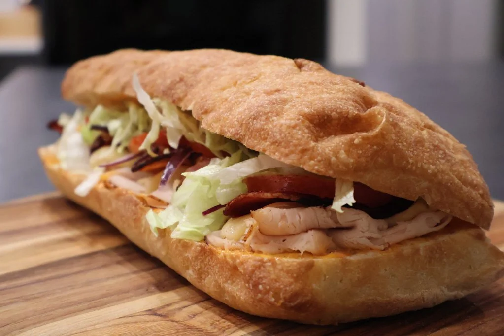 Baked Cheesy Deli Chicken Sandwich — Cooking with Anadi