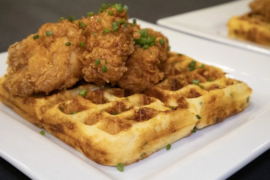 The BEST Chicken and Waffles Recipe — Cooking with Anadi