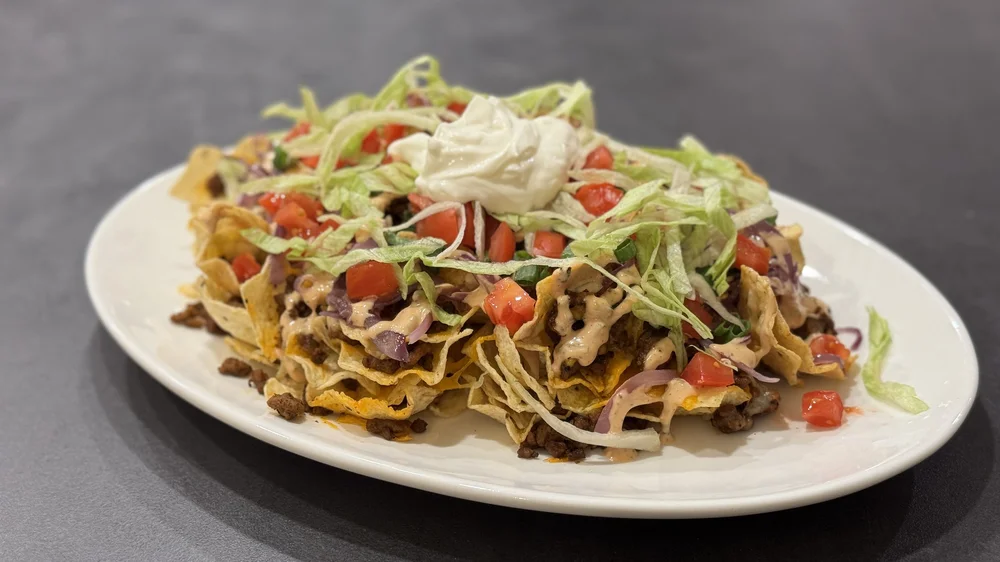 Crazy Loaded Cheeseburger Nachos Recipe (SO CHEESY!) — Cooking with Anadi