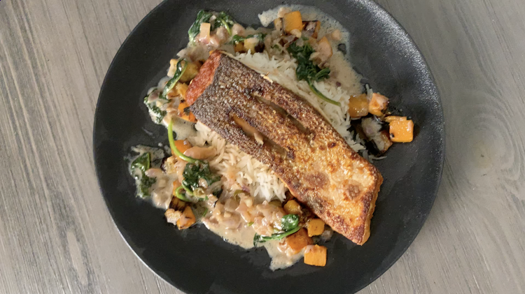 Ginataang Salmon - Filipino Salmon Stew in Coconut Milk — Cooking with ...