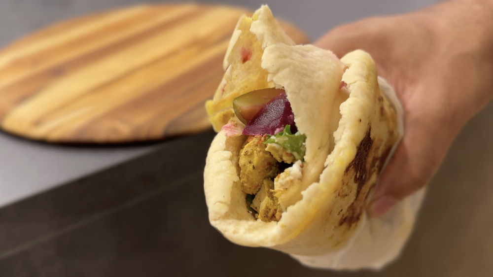 Homemade Juicy Chicken Shawarma Sandwich — Cooking with Anadi