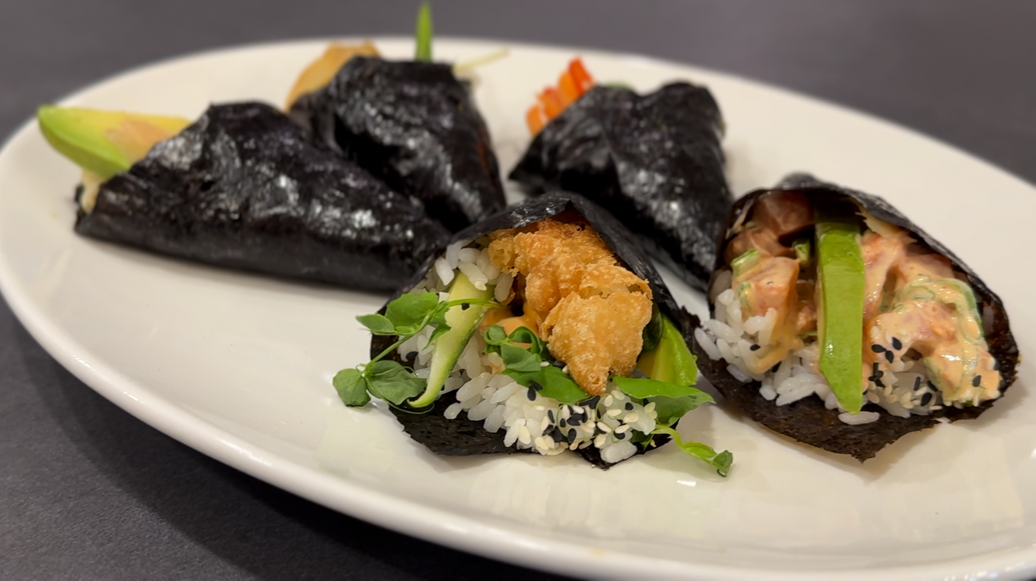 How to Make Sushi Cones - 5 Ways! — Cooking with Anadi