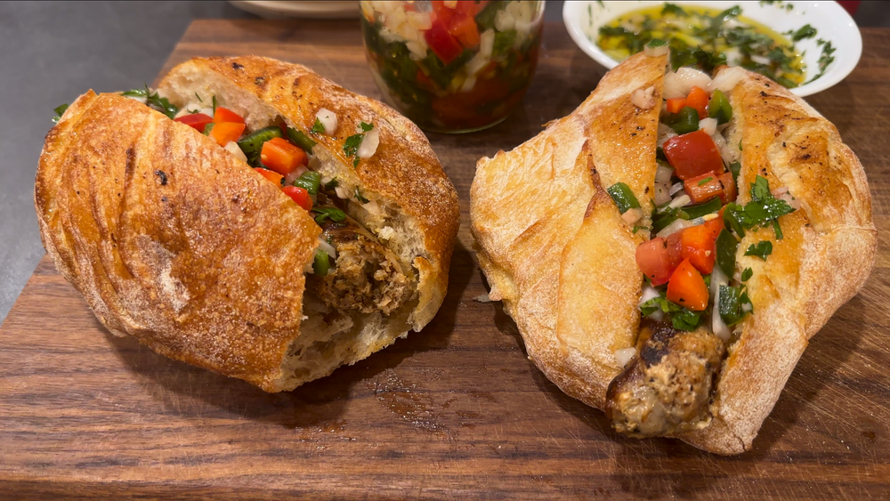 Argentinian Choripan (Chorizo In a Bun) — Cooking with Anadi