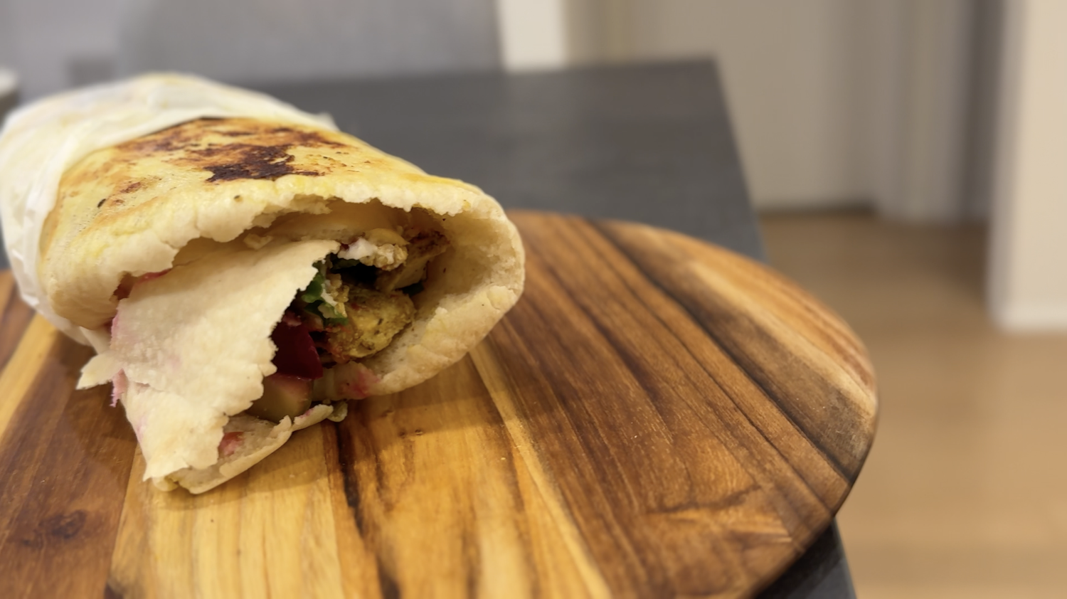 Homemade Juicy Chicken Shawarma Sandwich — Cooking with Anadi