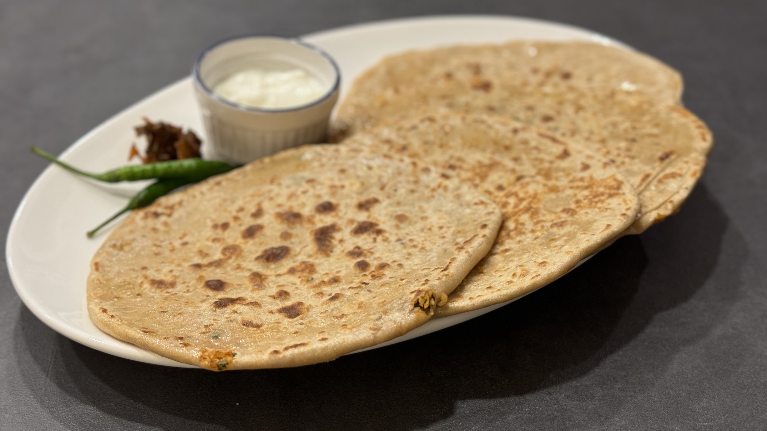 Gobi Paratha: Indian Cauliflower Bread — Cooking with Anadi