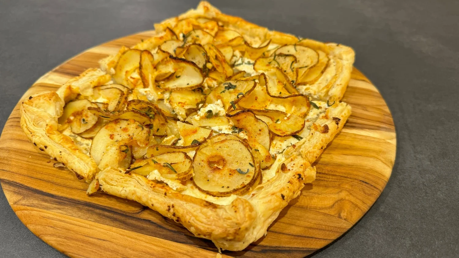 Puff Pastry Potato Tarts with Ricotta — Cooking with Anadi
