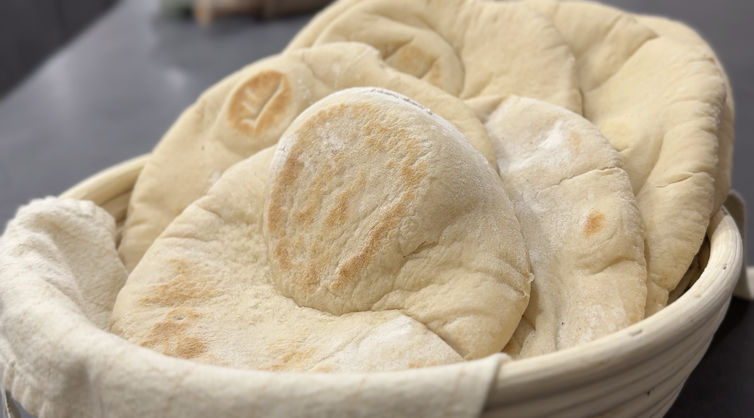 Authentic Soft Arabic Pita Bread Recipe for Shawarma (Stovetop and Oven ...