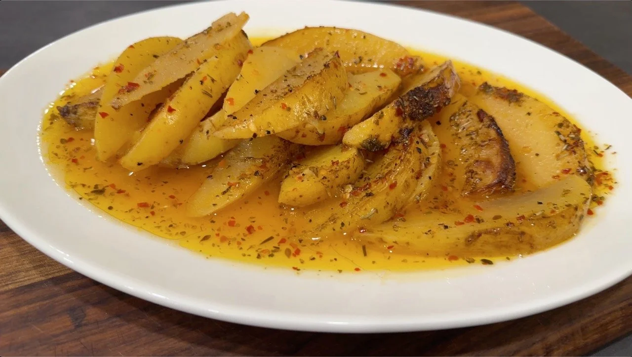 Easy Slow-Roasted Greek Lemon Potatoes — Cooking with Anadi