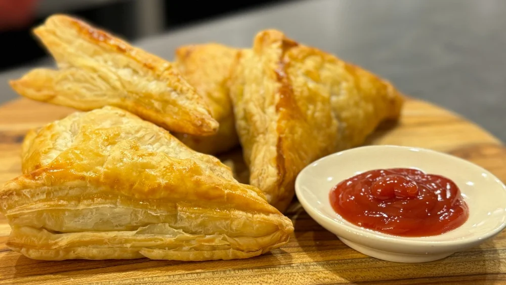 Indian Mushroom Puff Patties Recipe — Cooking with Anadi