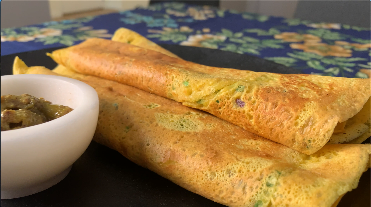 Besan Chilla - Chickpea Flour Pancake — Cooking with Anadi