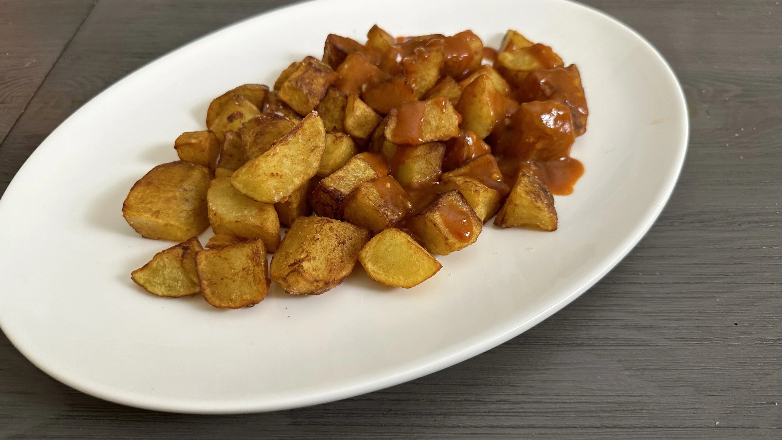 Patatas Bravas - Spanish Fried Potato — Cooking with Anadi