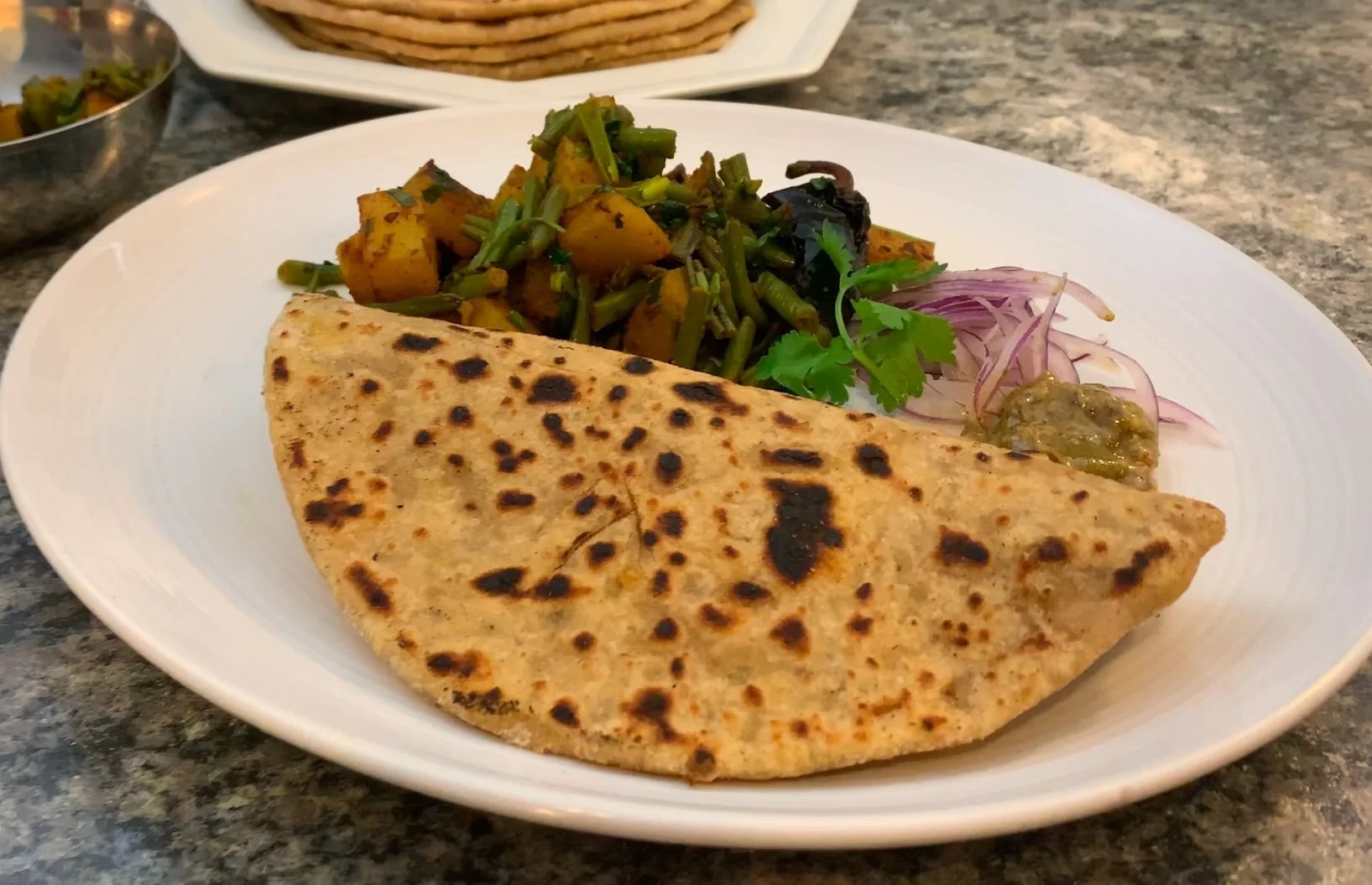 Pyaaz Paratha Recipe - Onion Flatbread — Cooking with Anadi