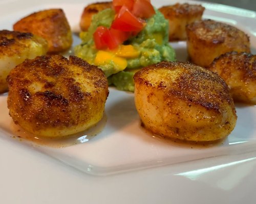 The Best Pan-Seared Curried Scallops — Cooking with Anadi