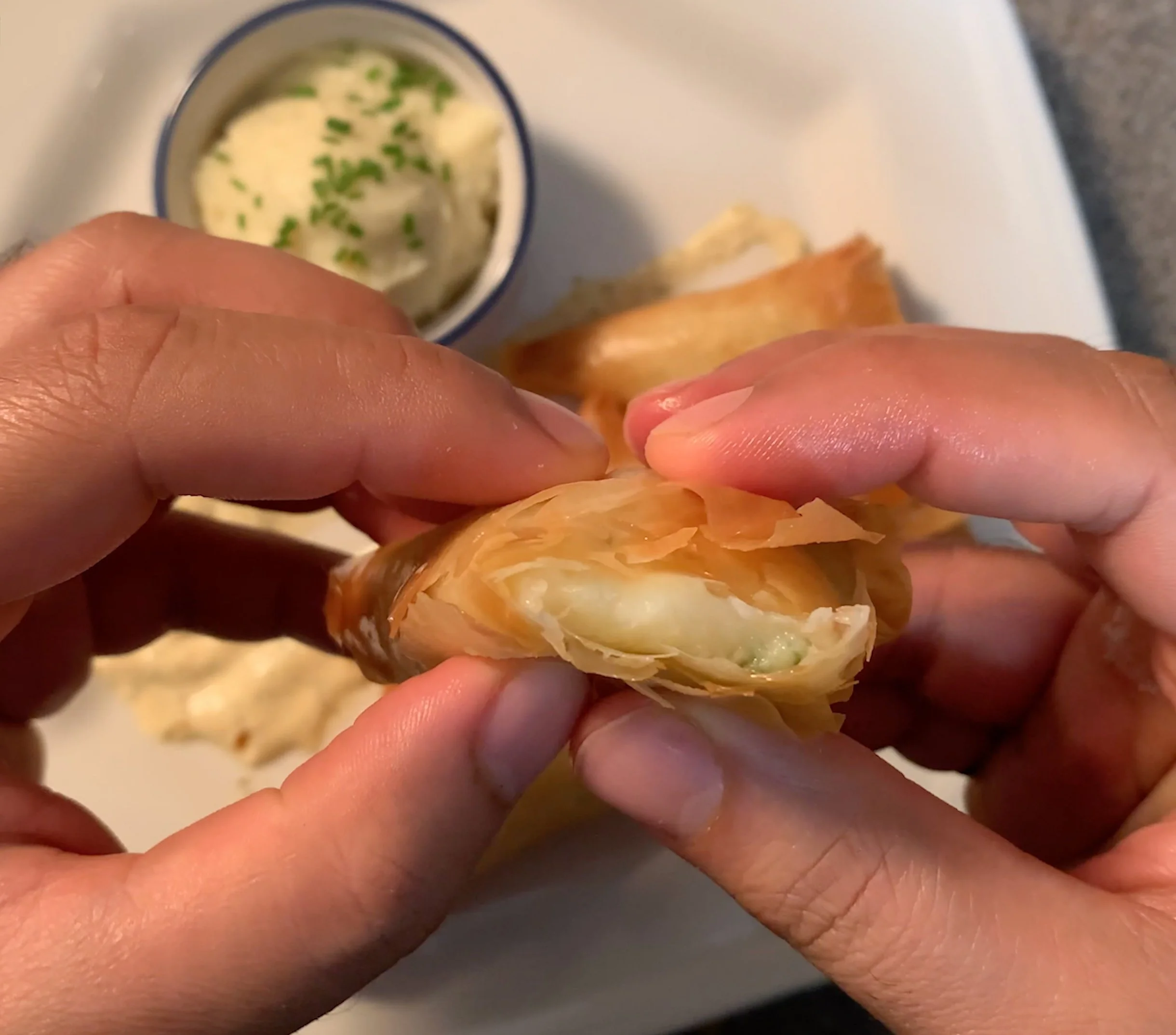 Leftover Mashed Potato Samosa Recipe — Cooking with Anadi