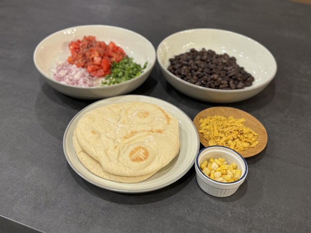 Vegan Black Bean & Corn Pita Pockets — Cooking with Anadi
