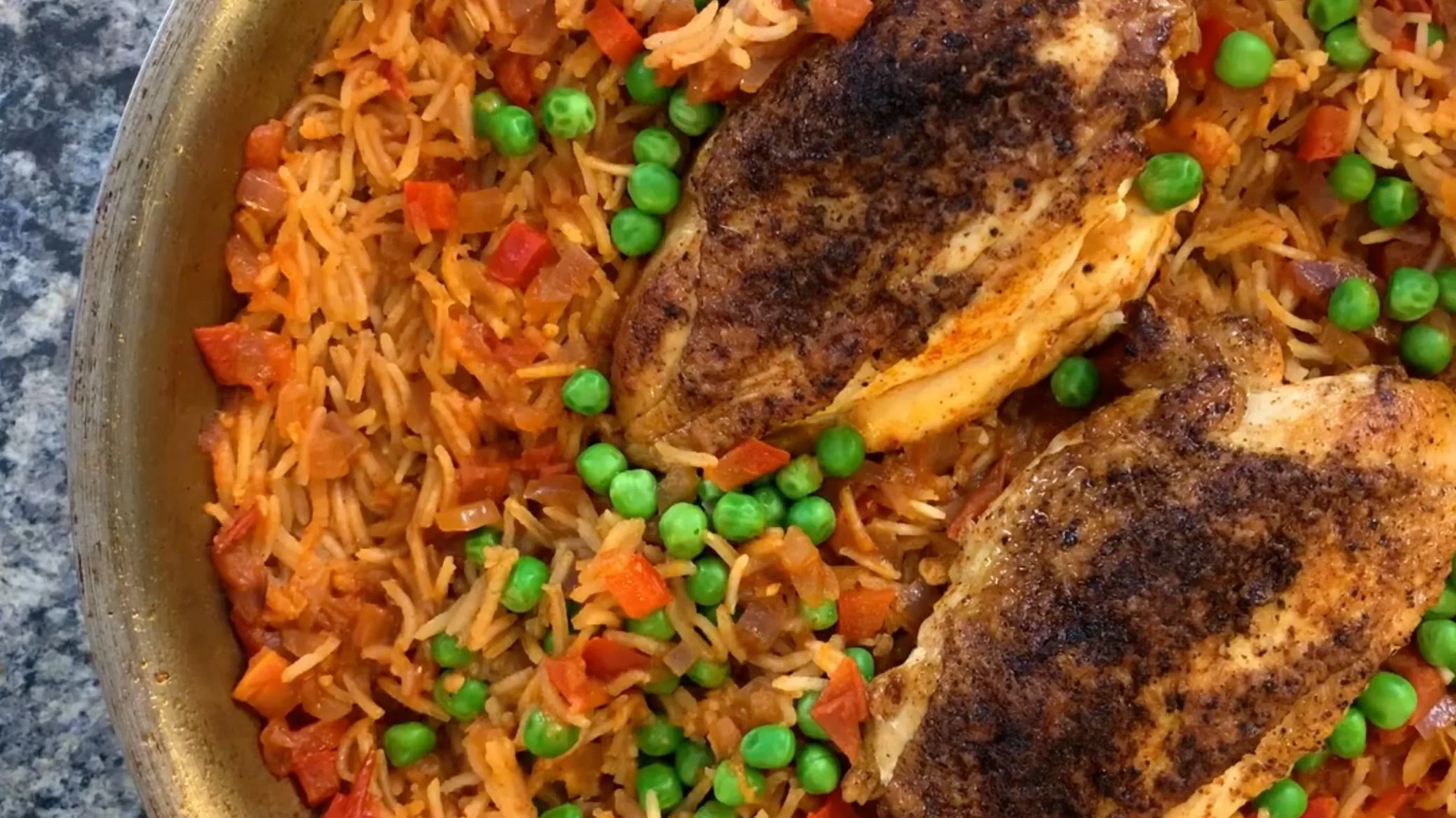 Spicy One Pot Chicken & Rice Recipe | Baked One-Pan Tomato Chicken ...