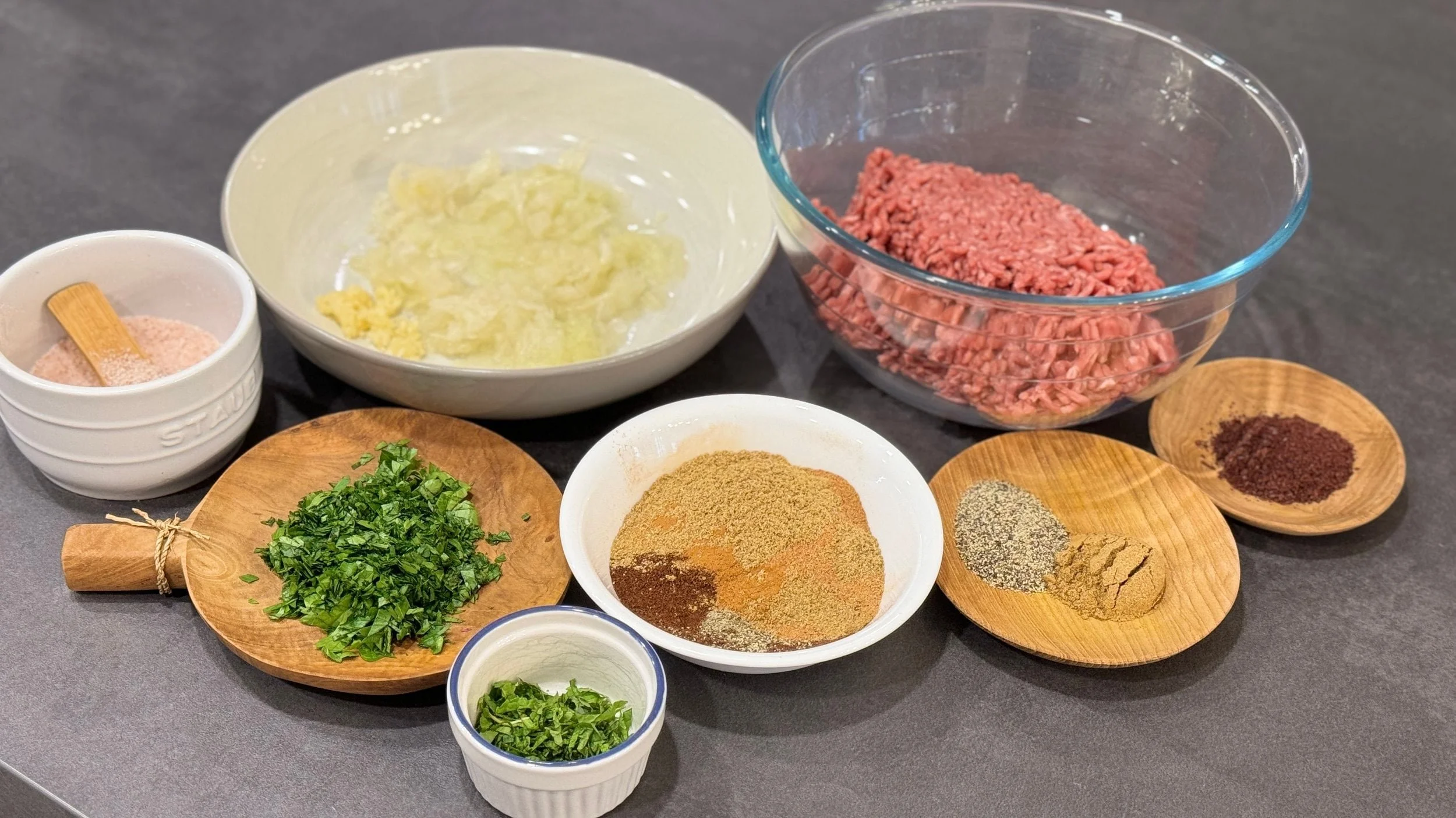 Lebanese Beef Kafta Skewers Recipe — Cooking with Anadi