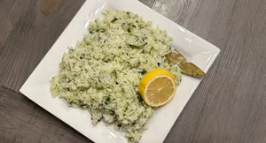 Healthy Indian-Style Cilantro-Lemon Rice | Cilantro-Lemon Rice Pulao ...