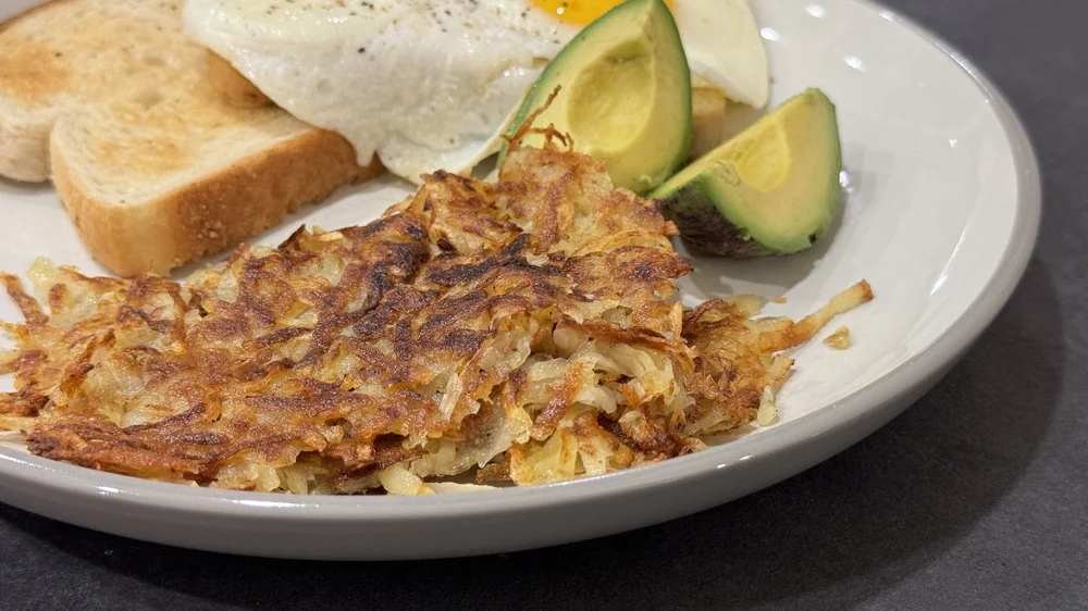 Diner-Style Crispy Hash Browns Recipe — Cooking with Anadi