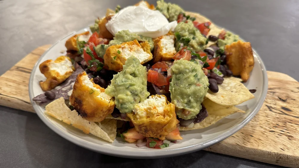 Paneer Pakora Nachos | Indian-Style Nachos Recipe — Cooking with Anadi
