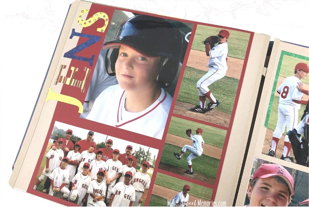 Baseball Scrapbooks — Make Sweet Memories
