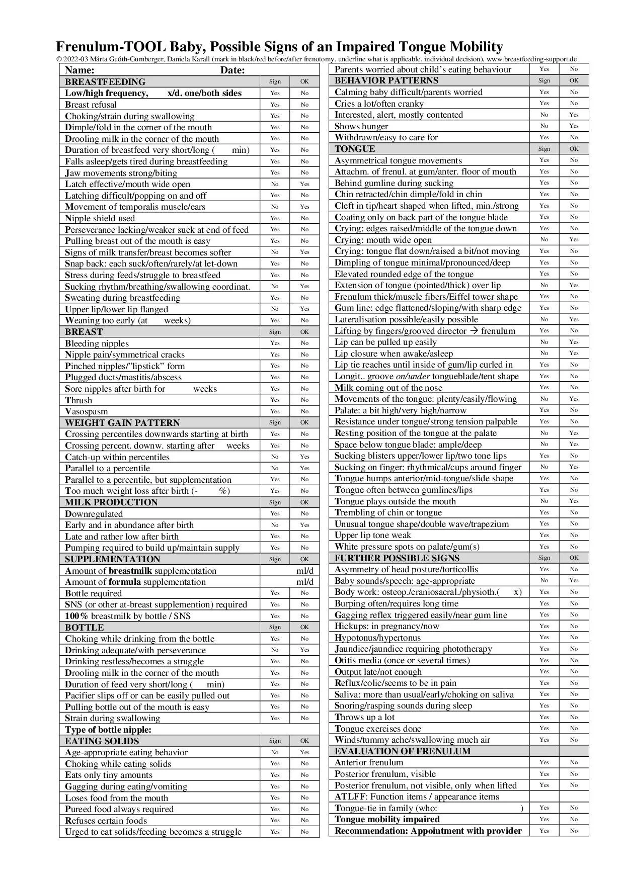 Frenulum-TOOL Baby, Márta Guóth-Gumberger, Daniela Karall — Márta Guóth ...