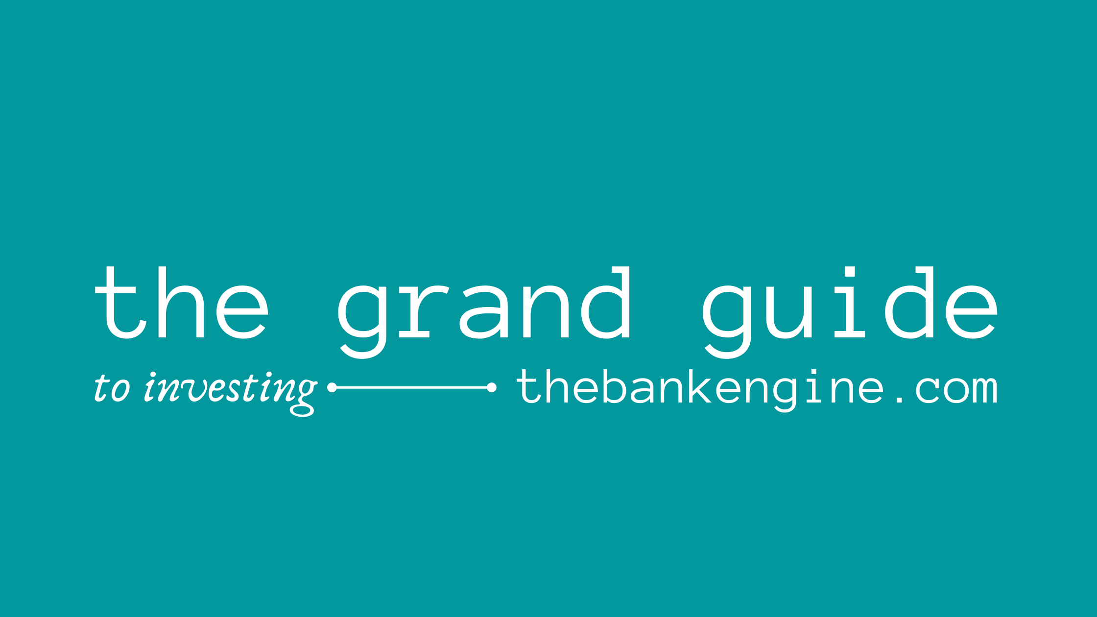 The Bank Engine: Investing regularly