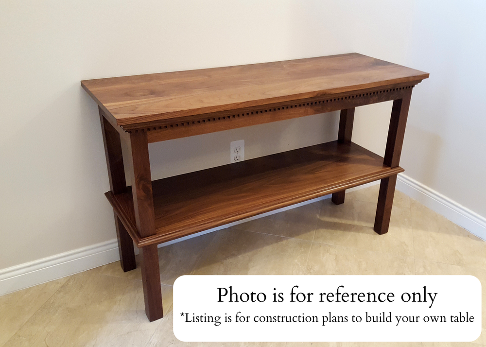 Oak Sofa Table Plans | Cabinets Matttroy