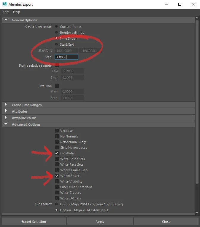Alembic Workflow — samuel walsh | vfx