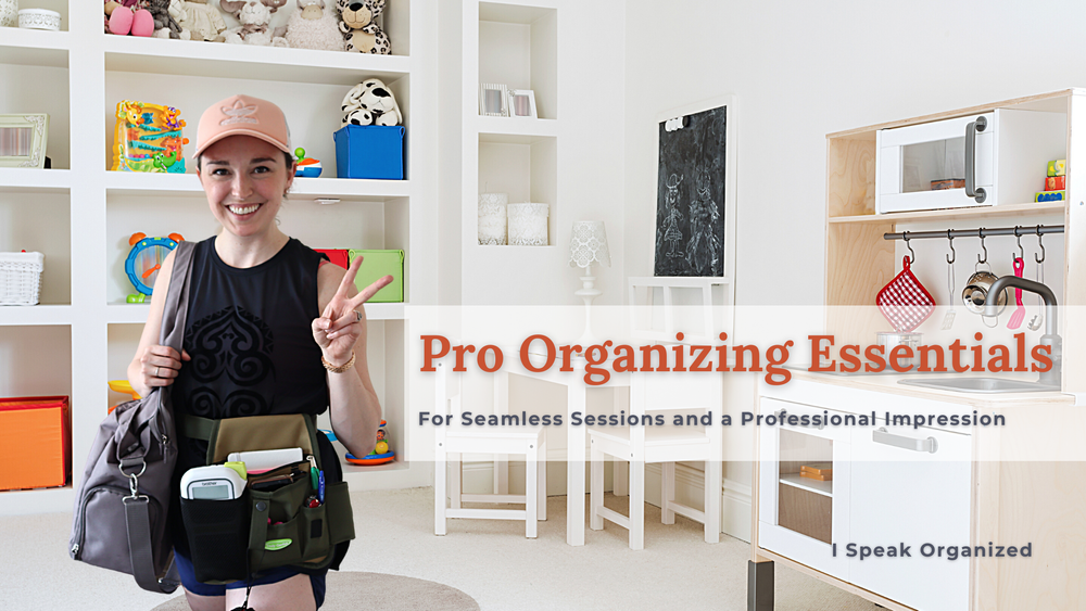 Inside A Professional Organizer’s Bag | Tools and Supplies to Bring to ...