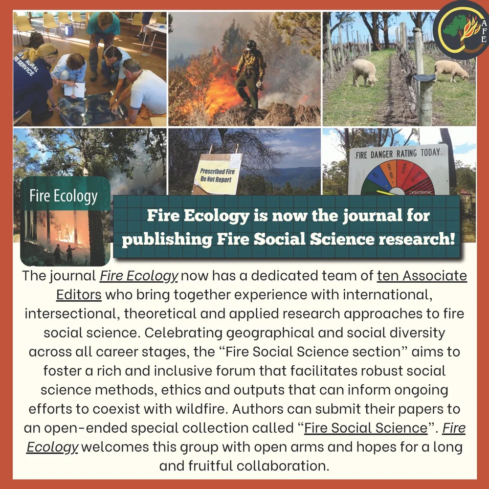 NEW! Social Science Section Collection — Association for Fire Ecology