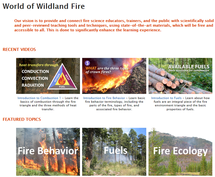 World of Wildland Fire — Association for Fire Ecology