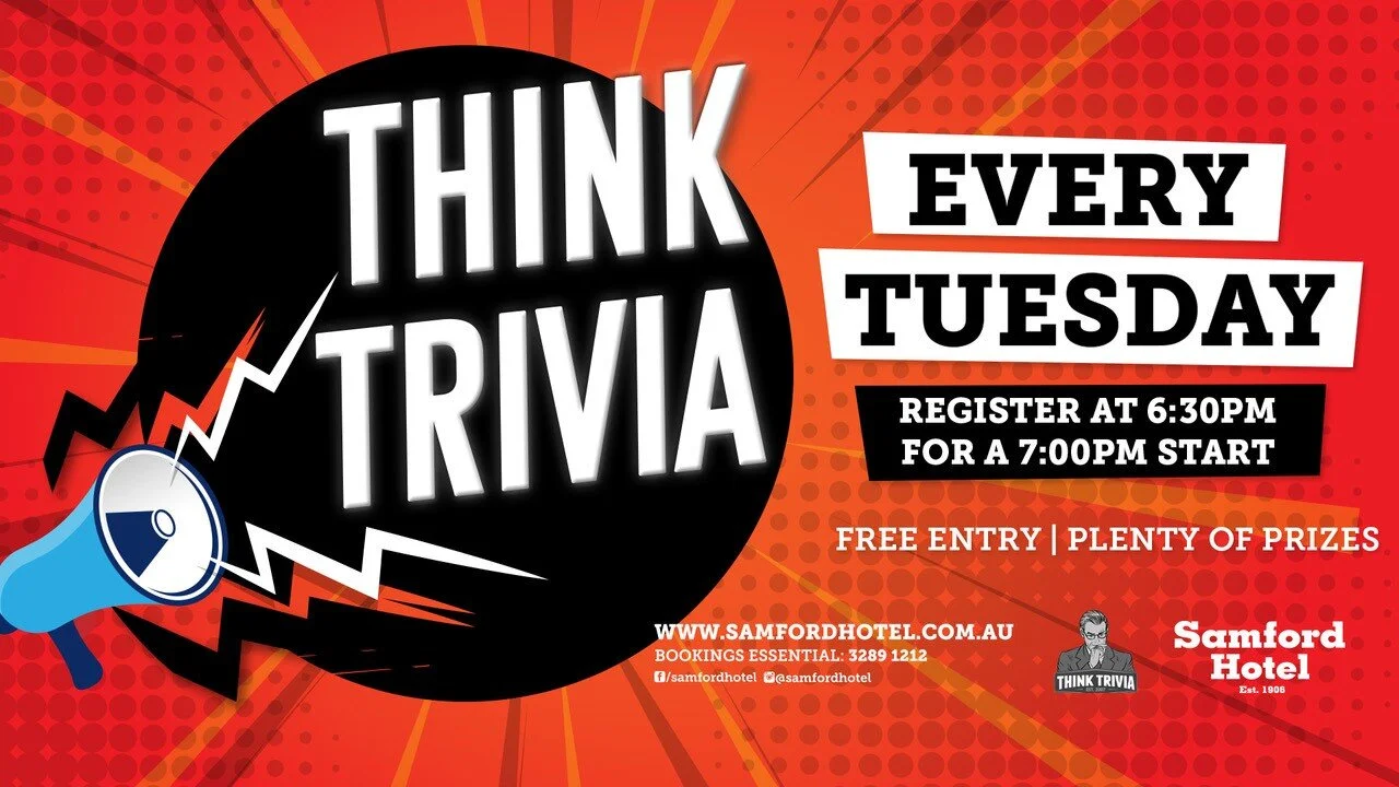 Think Trivia Weekly Events — Think Trivia