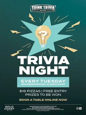 Think Trivia Weekly Events — Think Trivia
